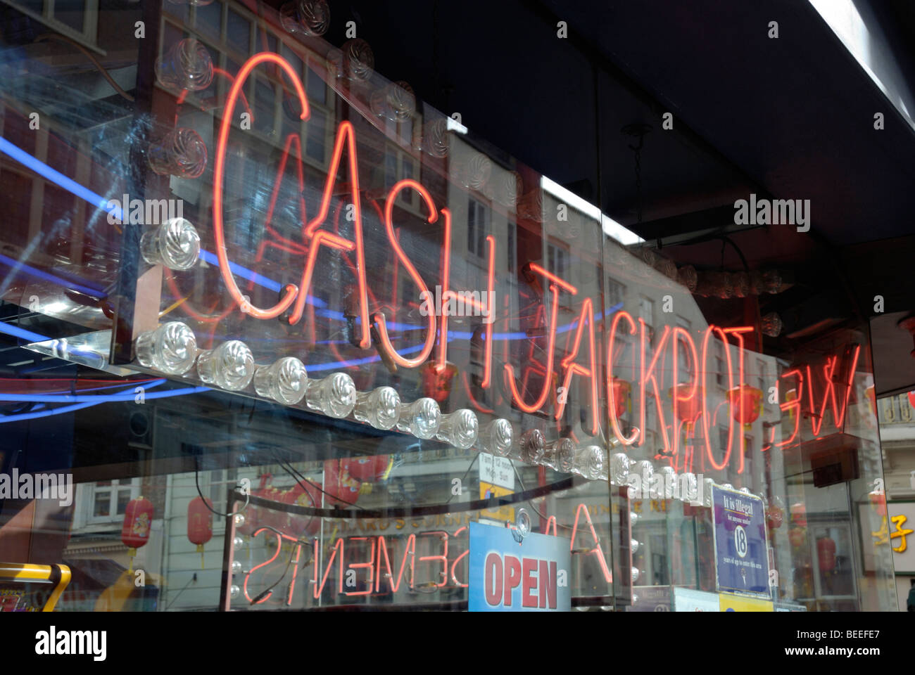 Jackpot sign hi-res stock photography and images - Alamy