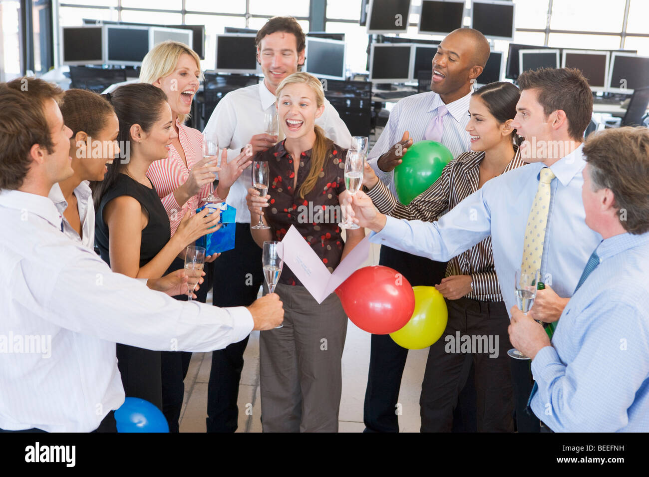 Stock traders celebrating hi-res stock photography and images - Alamy