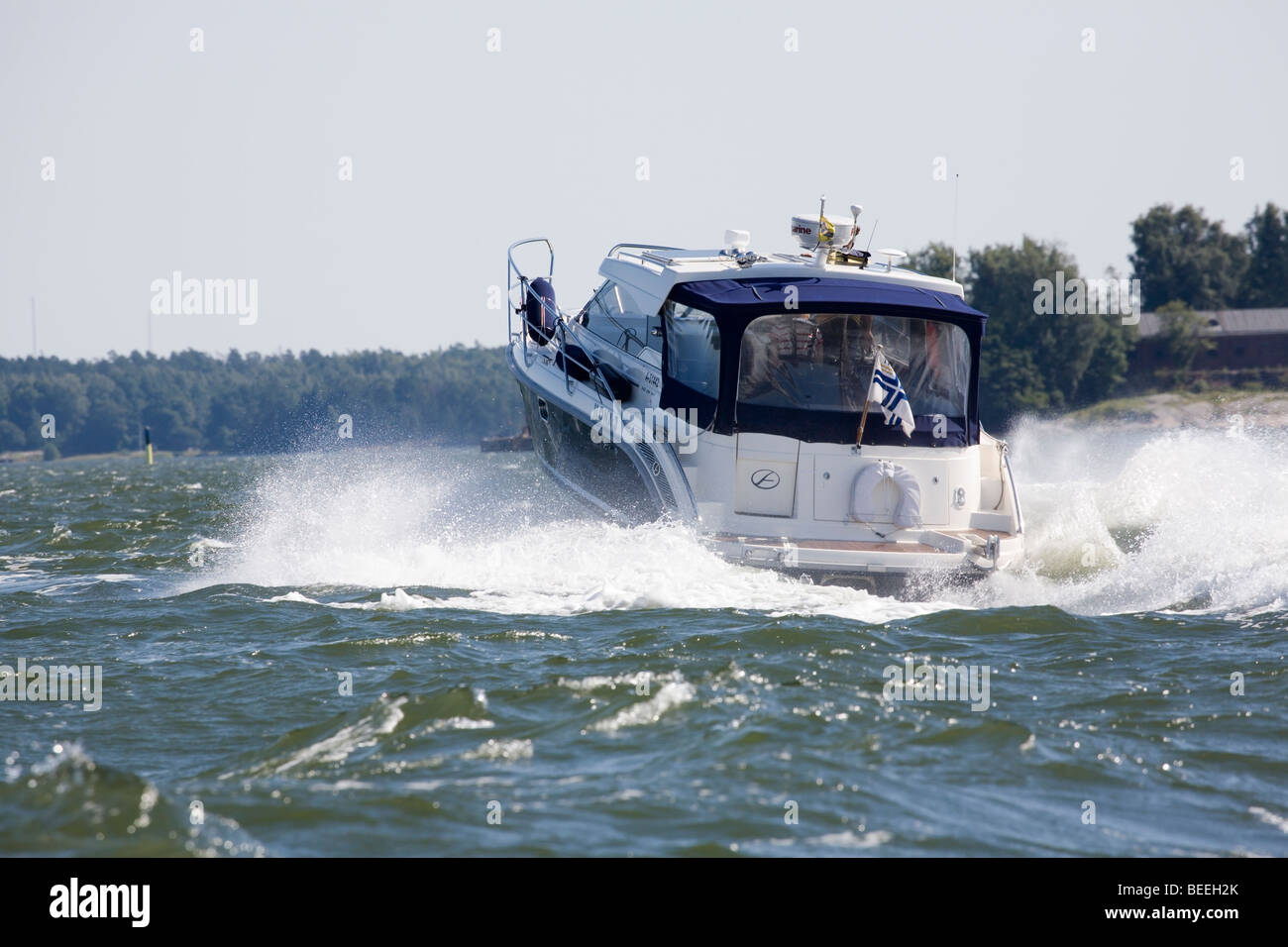 motorboat in Helsinki Finland Stock Photo - Alamy