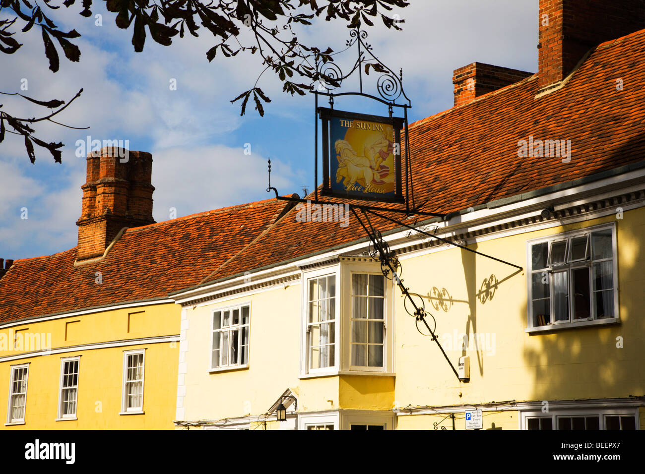 The Sun Inn Dedham Essex England Stock Photo - Alamy