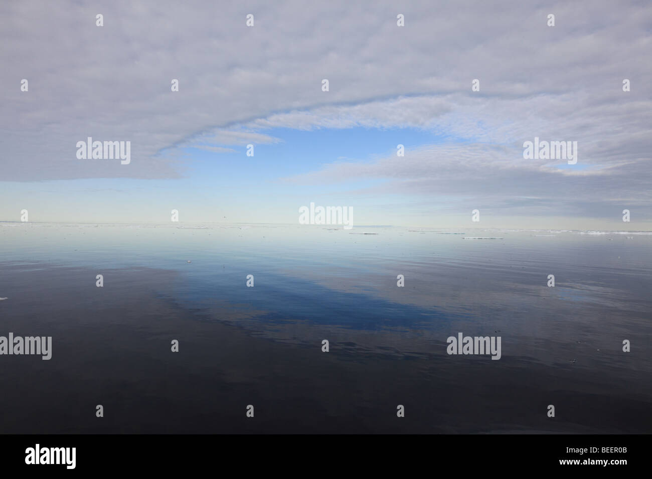 Pack ice in the arctic ocean north of Svalbard Stock Photo - Alamy