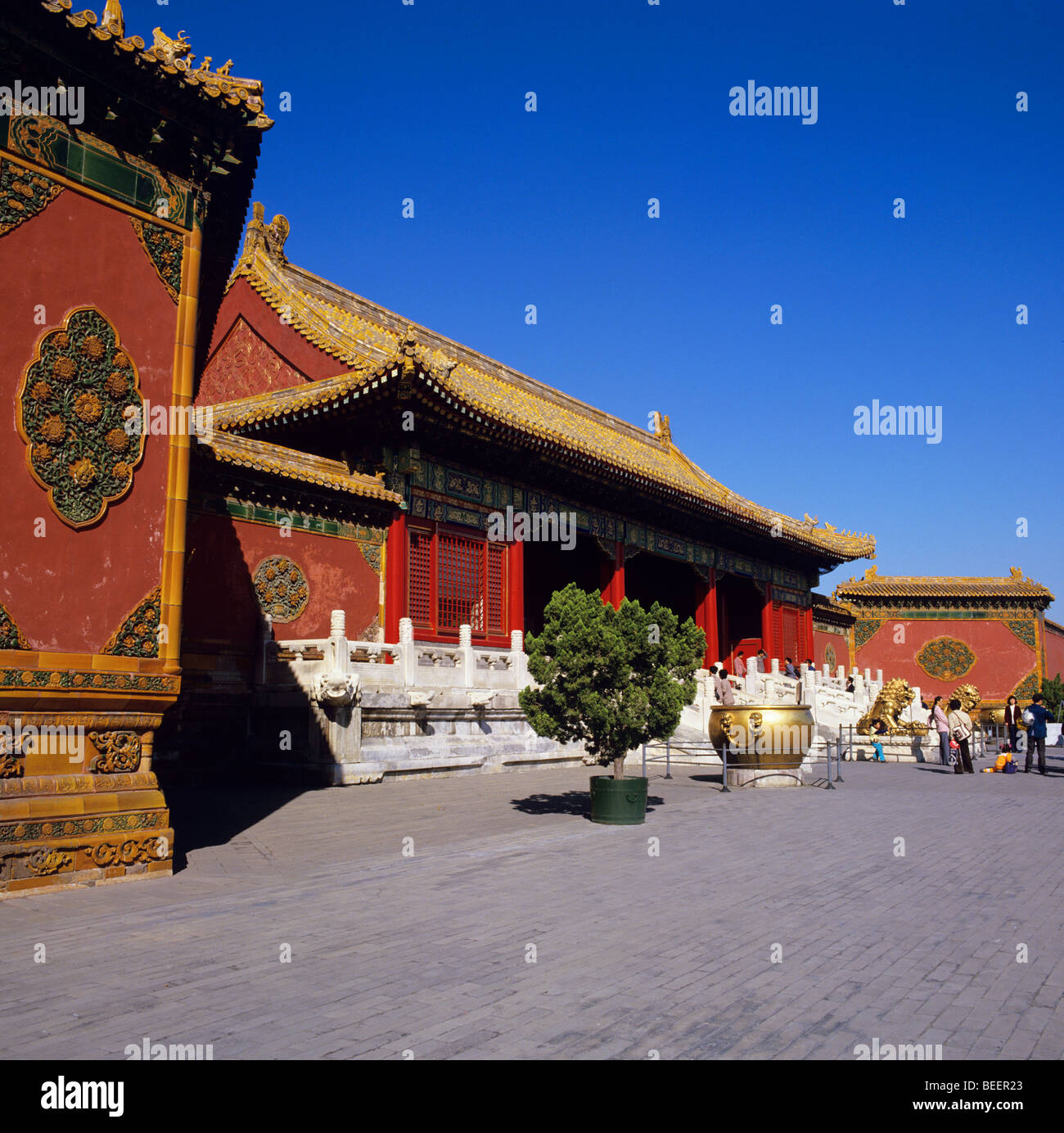 The Forbidden City - Ancient imperial palace in central Beijing (Peking ...