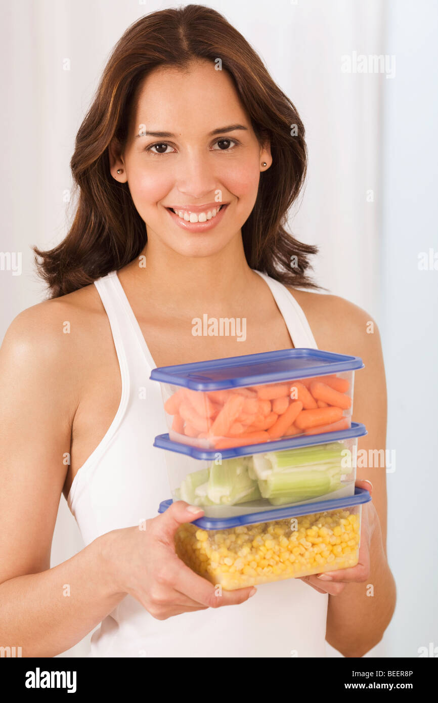 Storing food in plastic containers hi-res stock photography and images ...