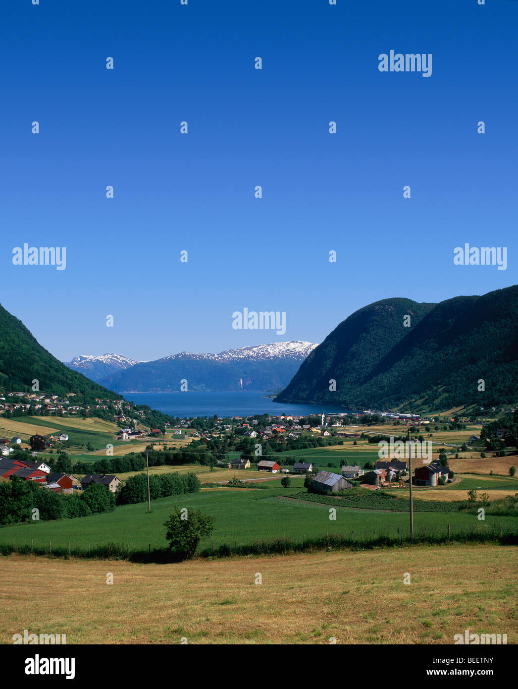 Sognefjord at Vik Norway Stock Photo - Alamy