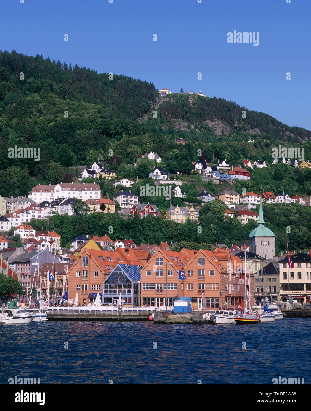 Harbour at Bergen Norway Stock Photo - Alamy