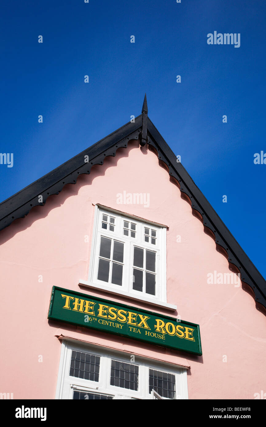 The Essex Rose Tea House Dedham Essex England Stock Photo - Alamy