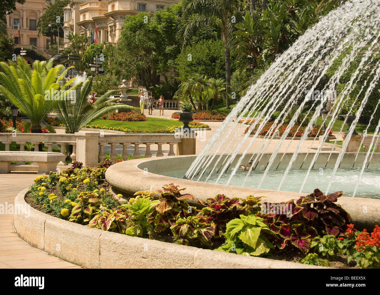 Fountain at Monte Carlo Stock Photo - Alamy