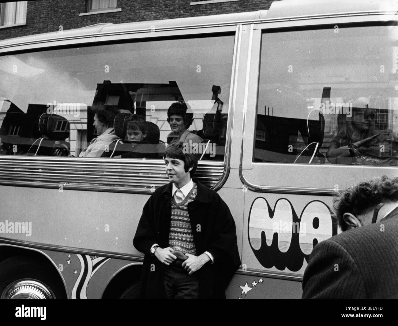 Beatles on tour Black and White Stock Photos & Images - Alamy