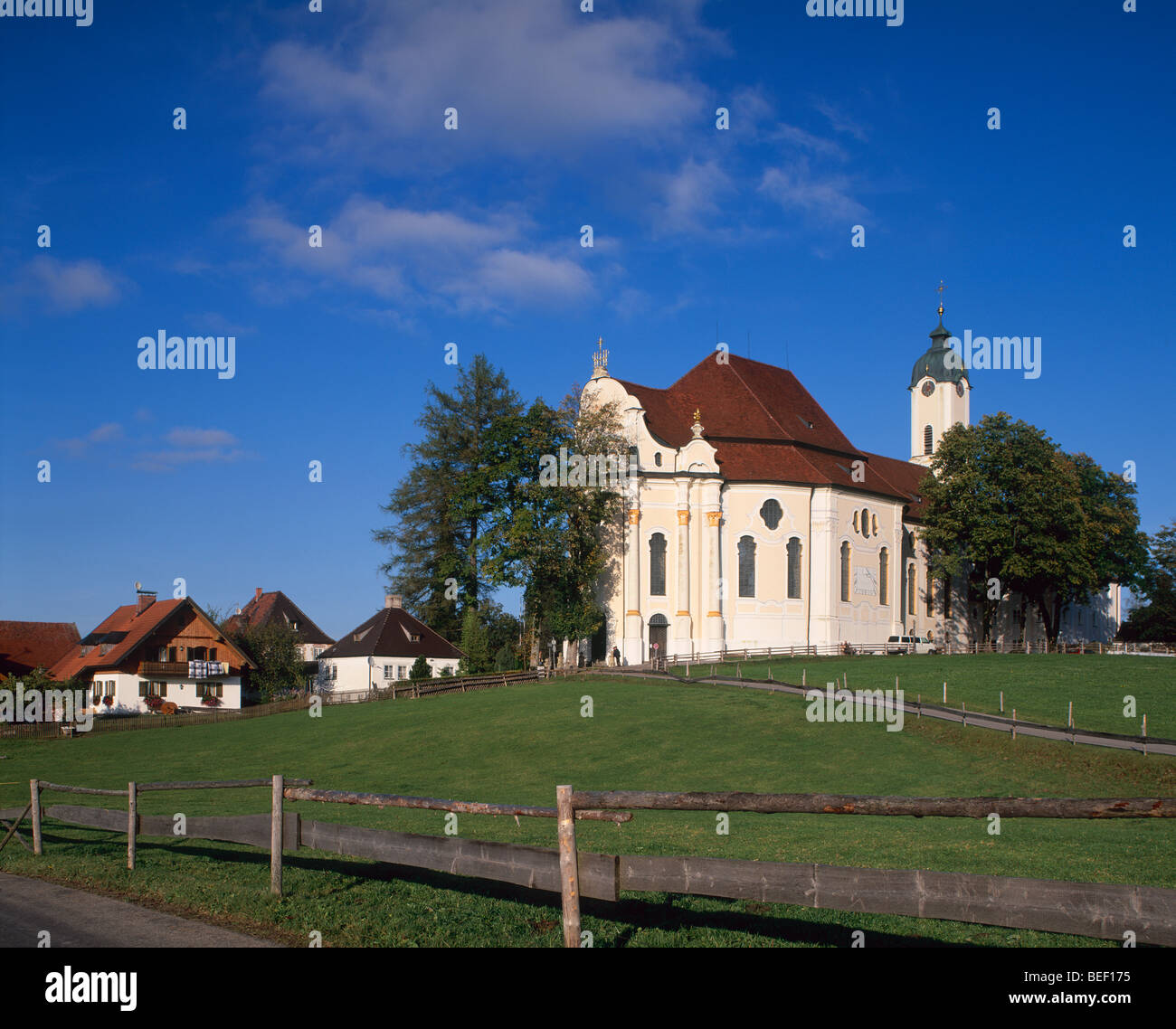 Wies village and Church Bavaria Germany Stock Photo - Alamy