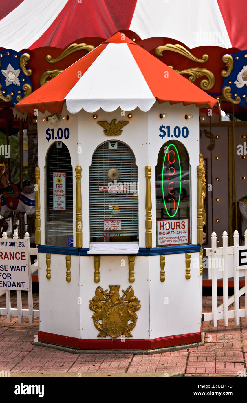 Carousel in St. Augustine Florida Stock Photo - Alamy