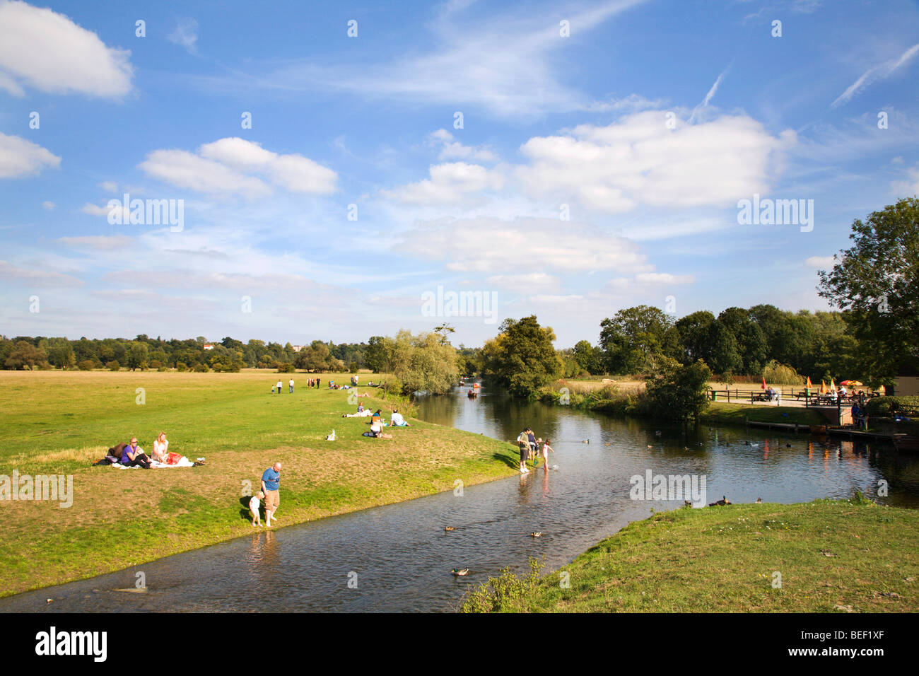 Sunny Day by the River Stour Dedham Essex England Stock Photo - Alamy
