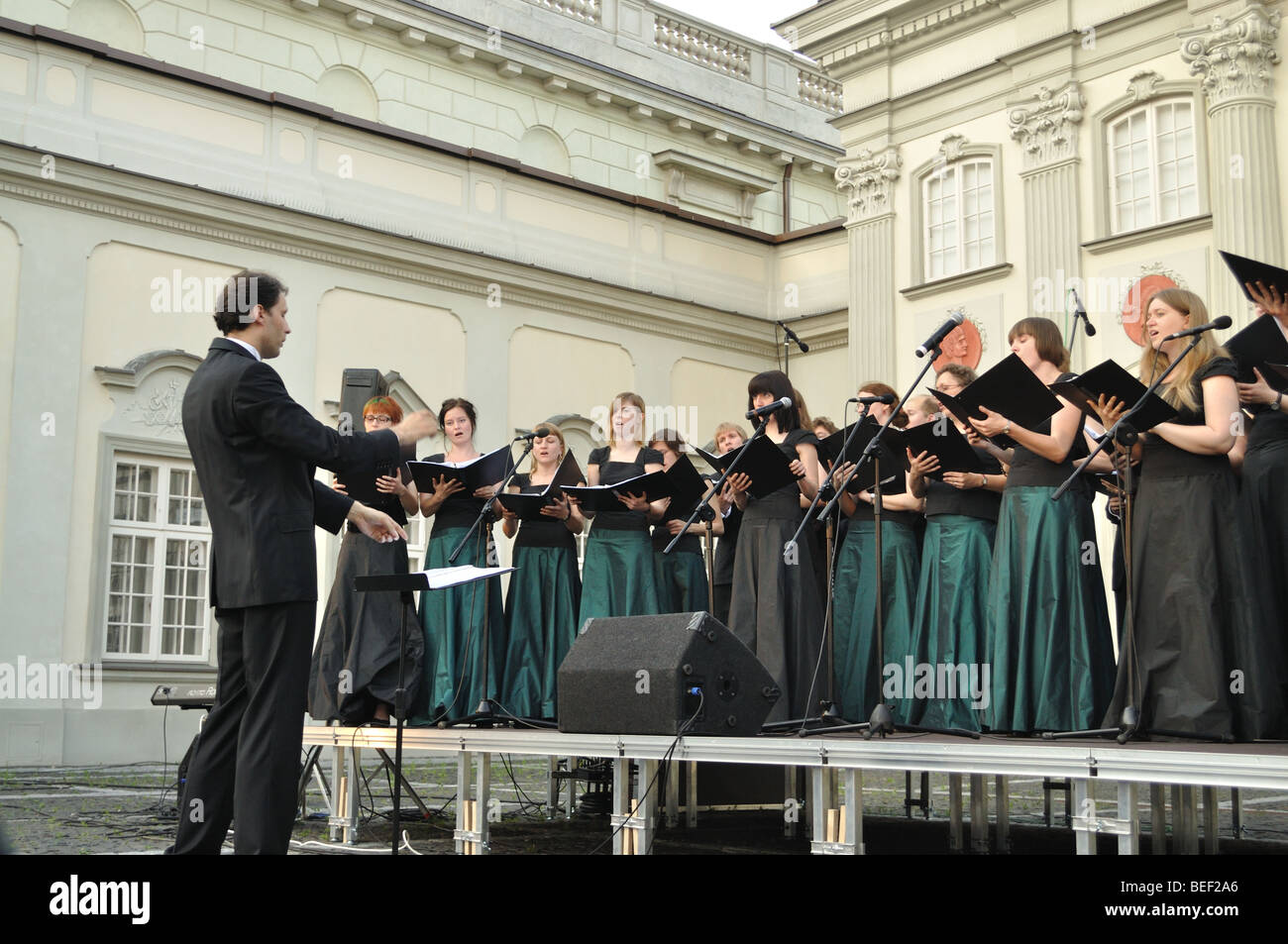 Female choir conductor hi-res stock photography and images - Alamy