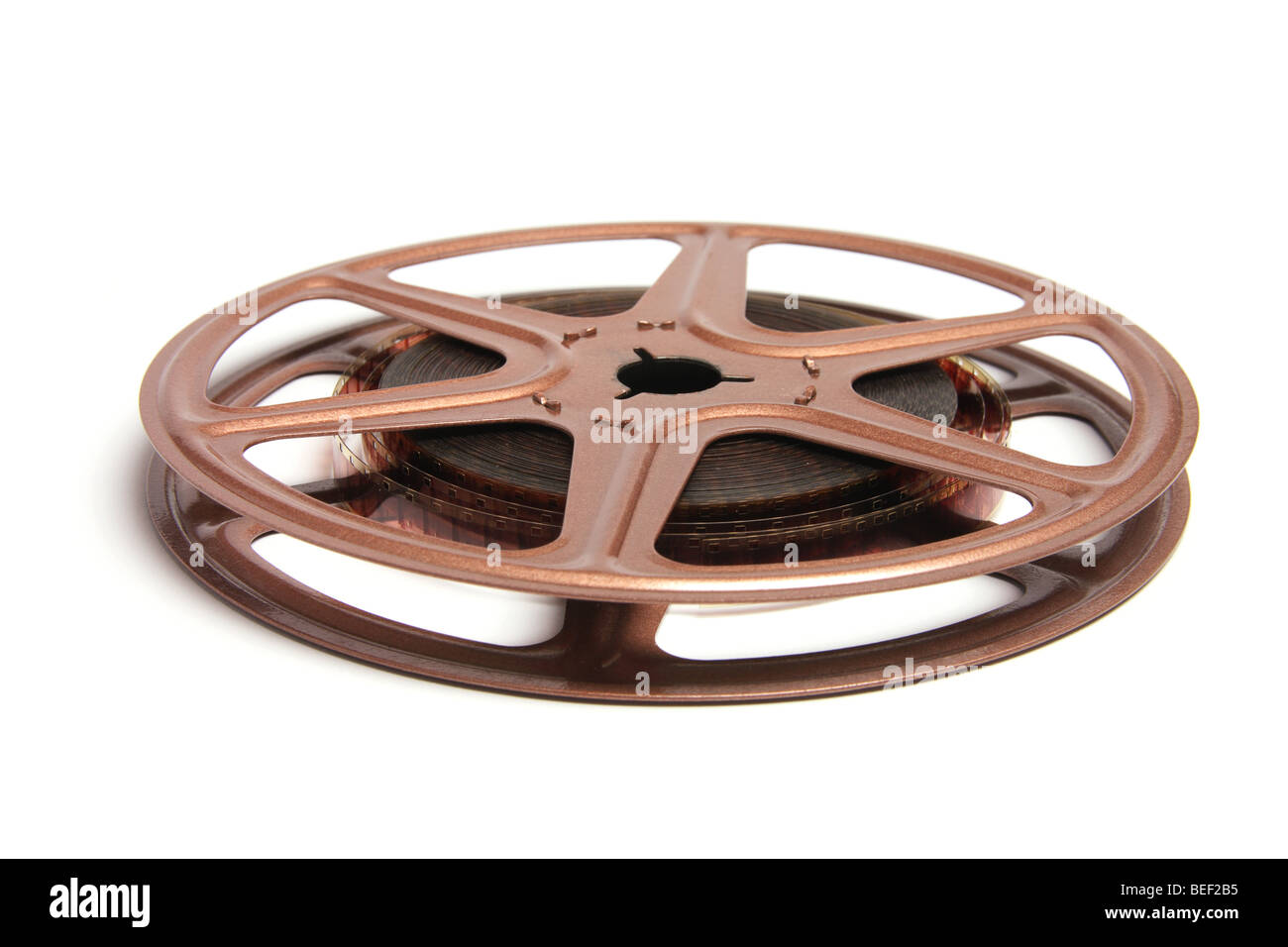 Movie Film Reel Stock Photo - Alamy