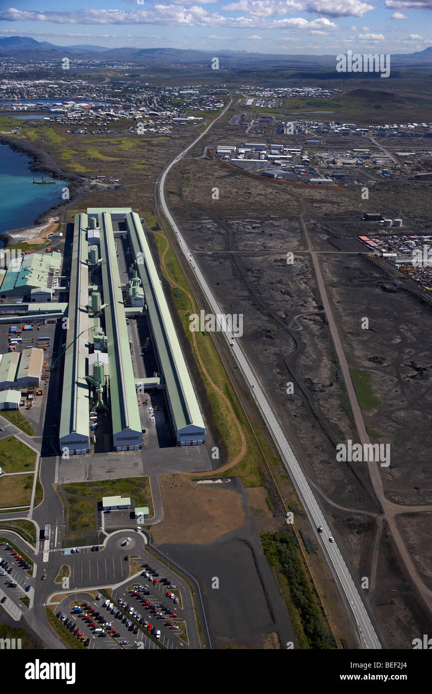 Aluminum Factory, Hafnarfjordur, Iceland Stock Photo - Alamy