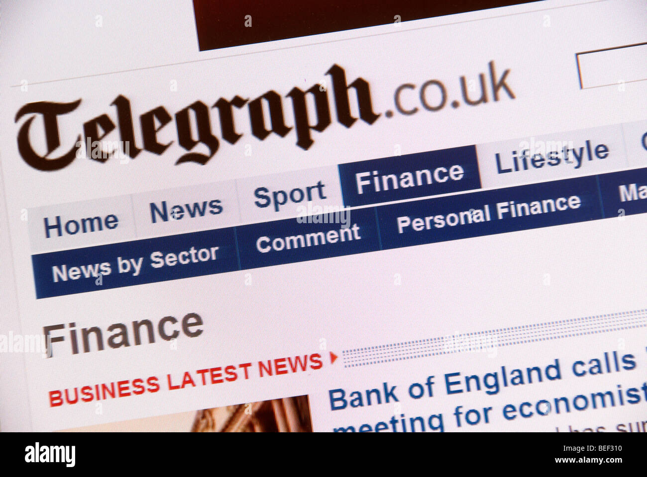 Telegraph web page hi-res stock photography and images - Alamy