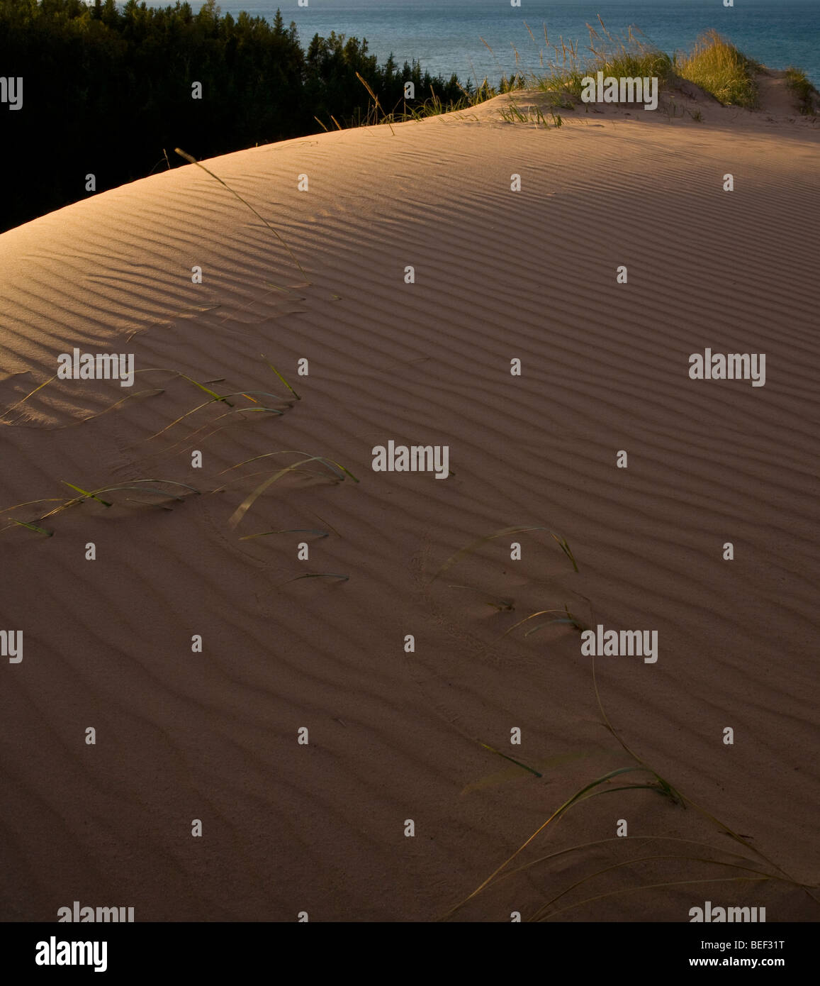 Grand Sable Dunes, Pictured Rocks National Lakes Shore, Michigan Stock ...