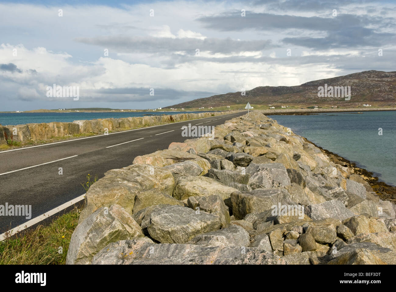 The causeway, Eriskay, Outer Hebrides, Scotland Stock Photo - Alamy