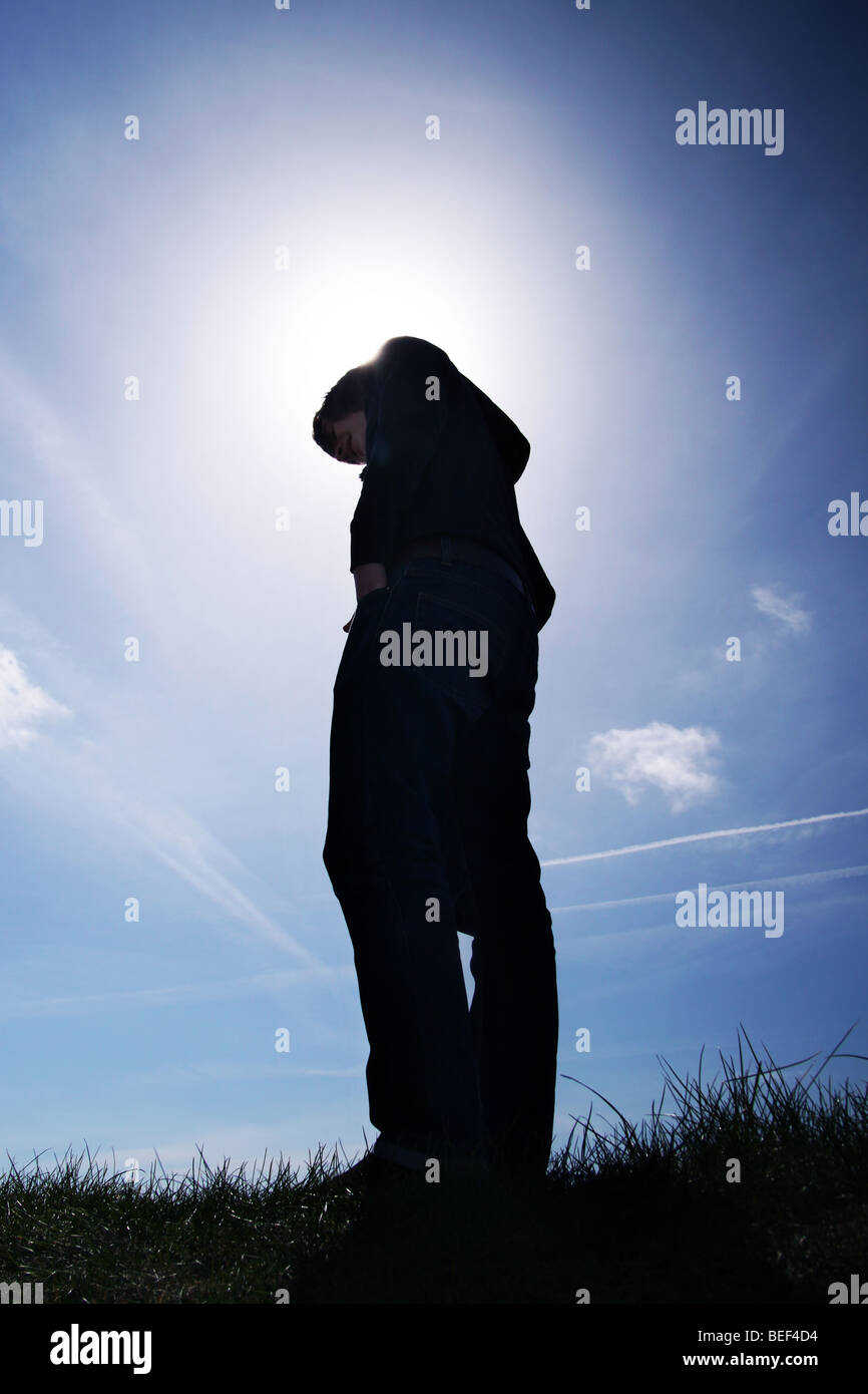 teenage boy in the sun Stock Photo - Alamy