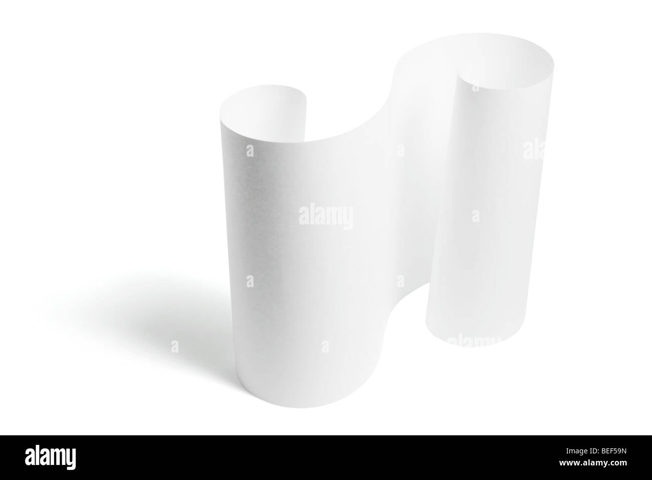 Rolled Up Paper Stock Photo - Alamy