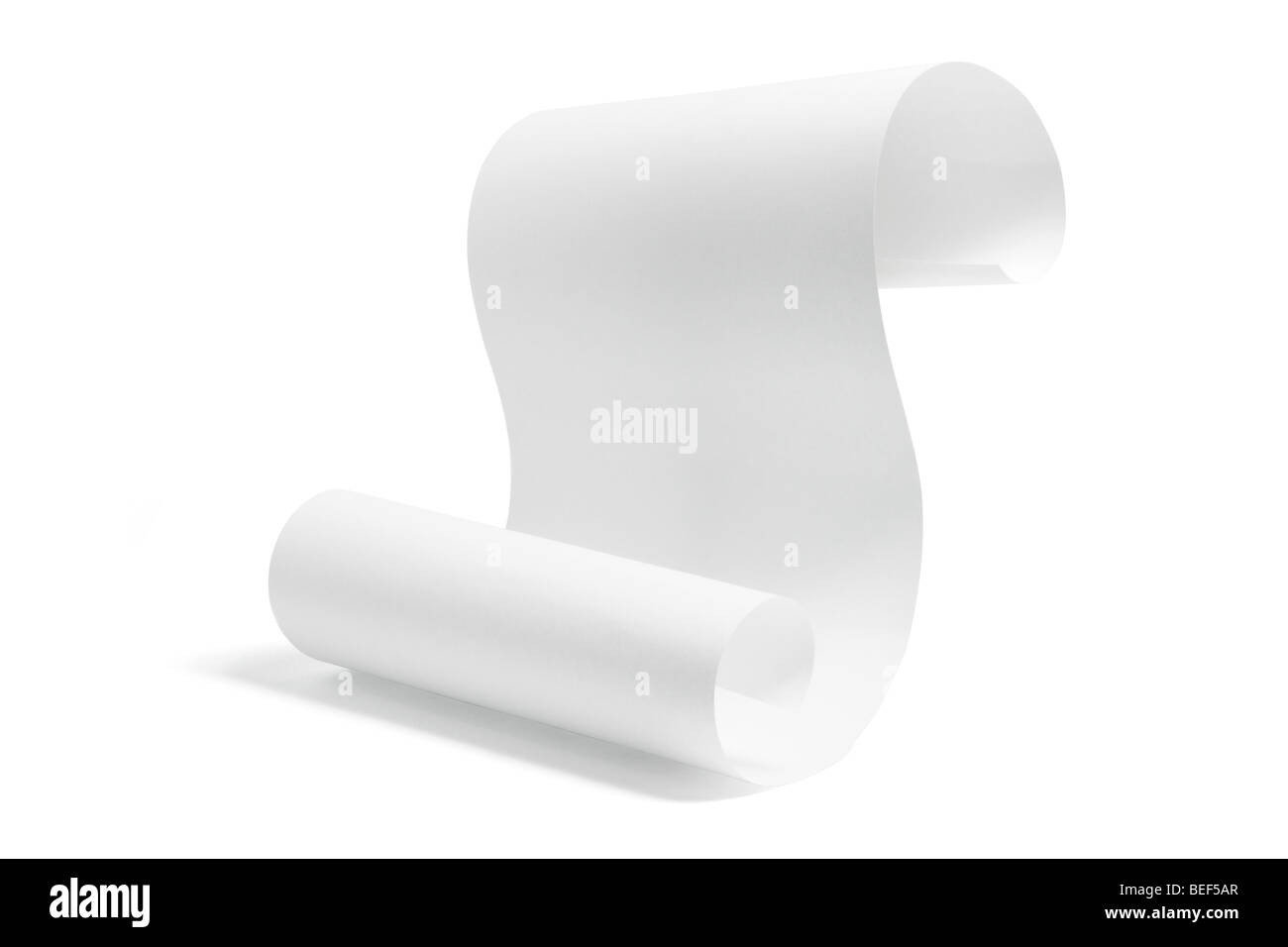 Rolled Up Paper Stock Photo - Alamy