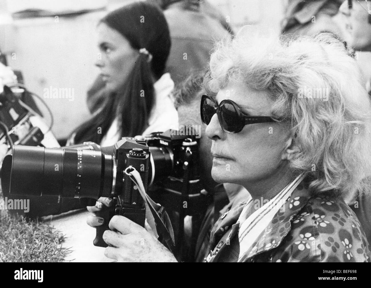 Leni riefenstahl filming hi-res stock photography and images - Alamy