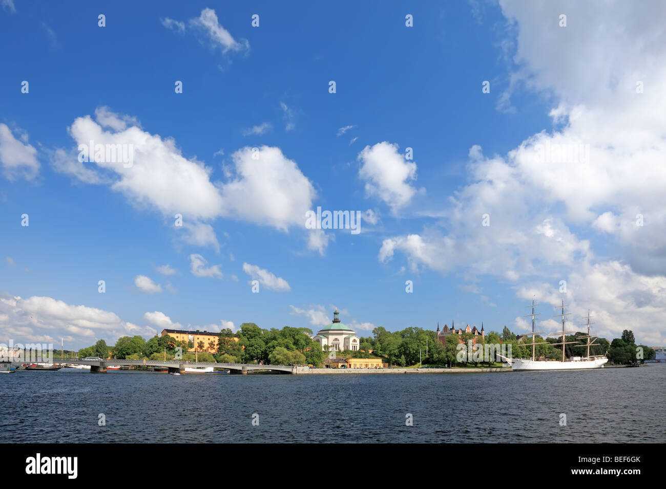 Stockholm harbor view, Sweden, Europe Stock Photo - Alamy