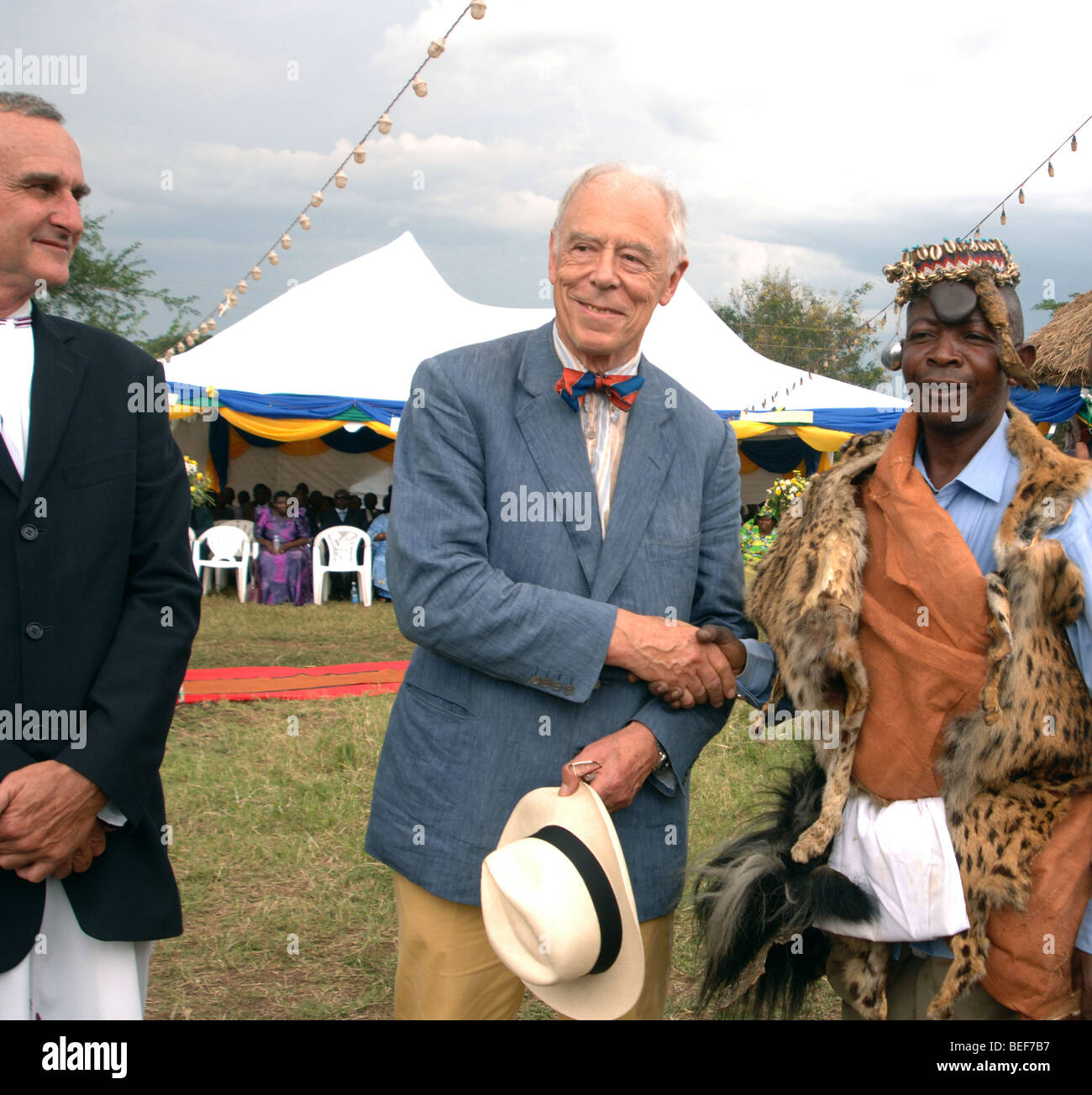 Tom Stacey at anniversary of coronation of Bakonzo king mumbere charles ...