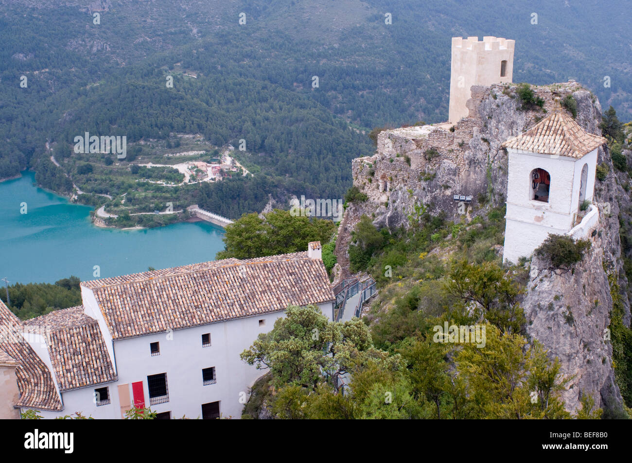 Guadalest castle Spain Stock Photo - Alamy
