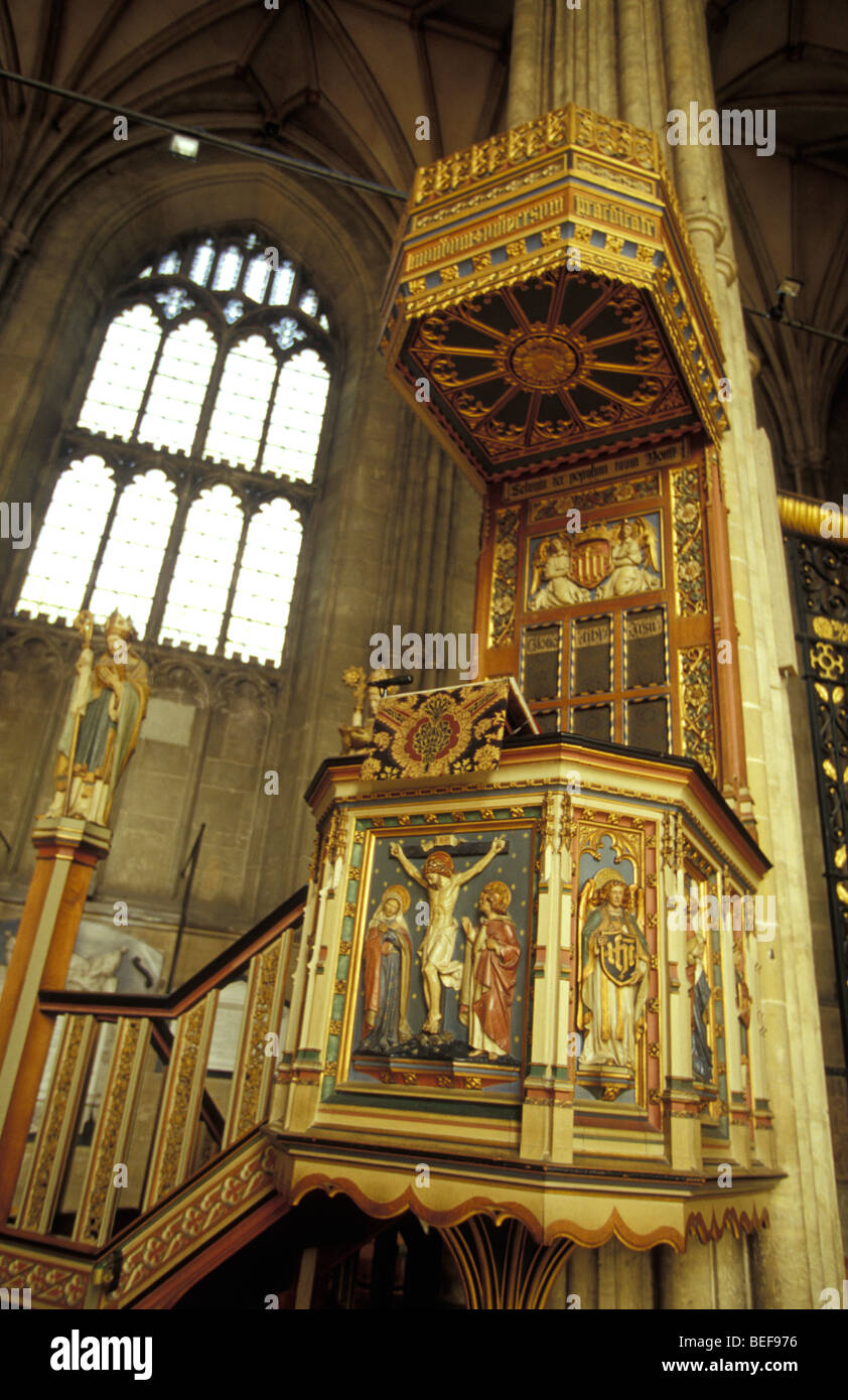 Canterbury Cathedral Pulpit High Resolution Stock Photography and ...