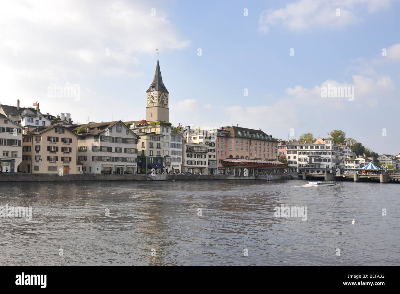 Limmat river limmat quay hi-res stock photography and images - Alamy