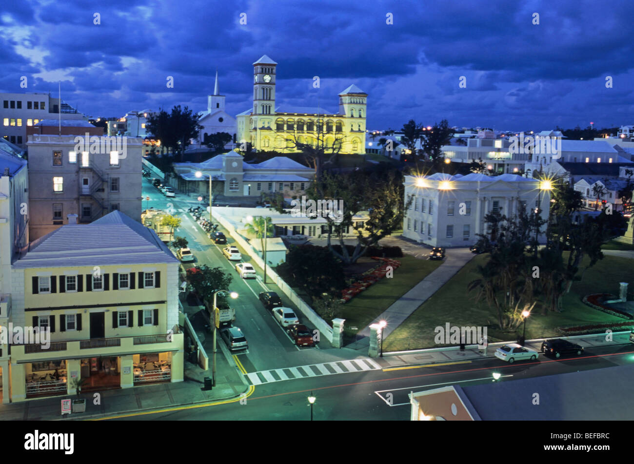 Hamilton bermuda skyline hi-res stock photography and images - Alamy