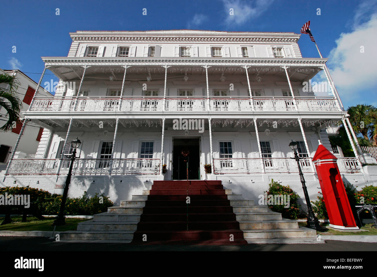 Governor's house, Charlotte Amalie, St. Thomas, U.S.V.I. Caribbean ...