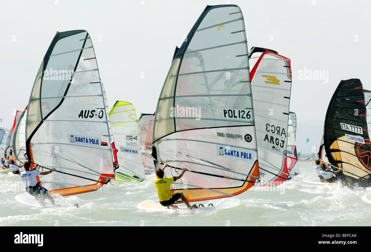 Windsurfing windsurfer windsurfers hi-res stock photography and images ...
