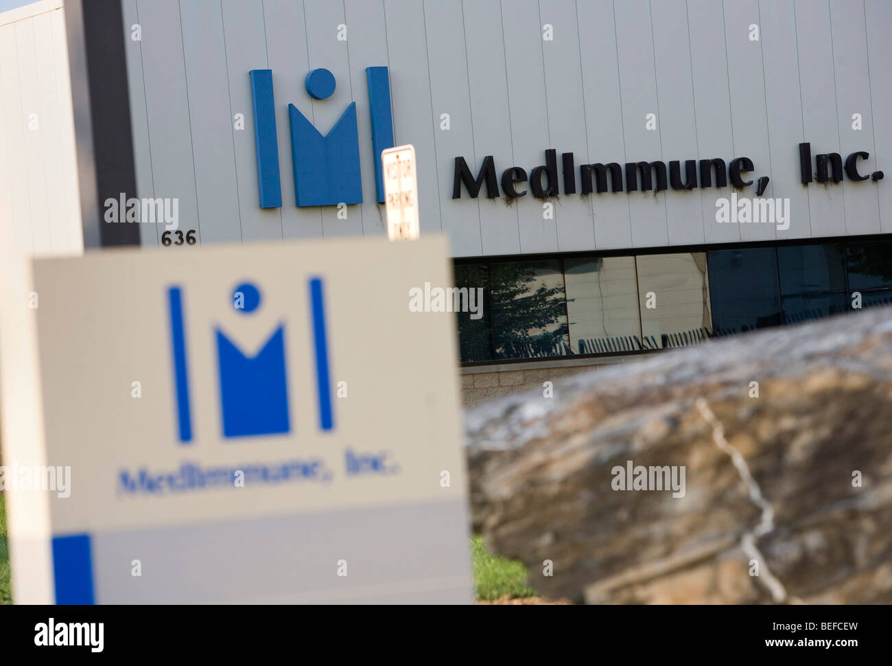 A manufacturing facility for drug maker MedImmune in suburban Maryland ...