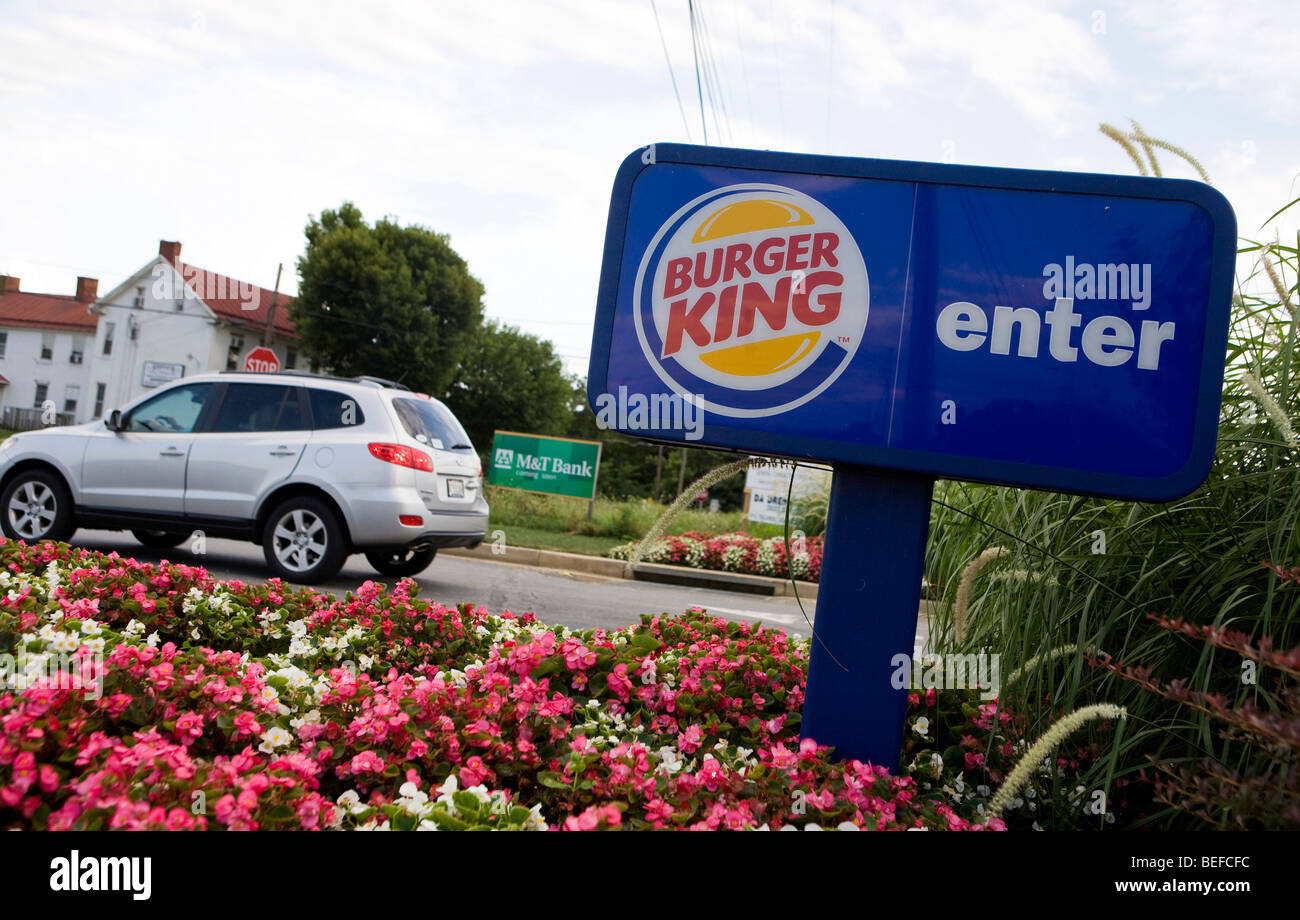 A Burger King location in Maryland Stock Photo - Alamy