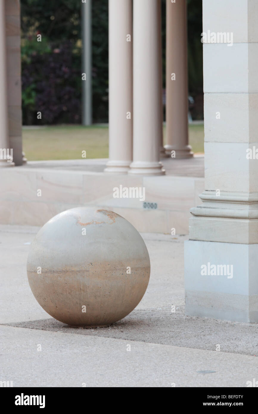 Sandstone Ball Decoration Stock Photo - Alamy