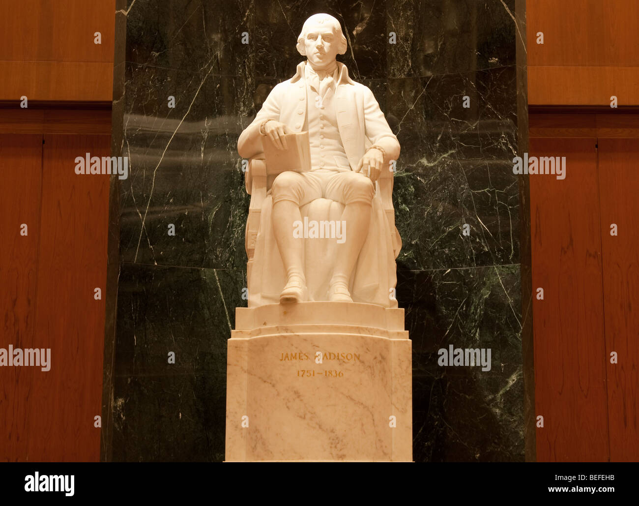 James madison statue hi-res stock photography and images - Alamy