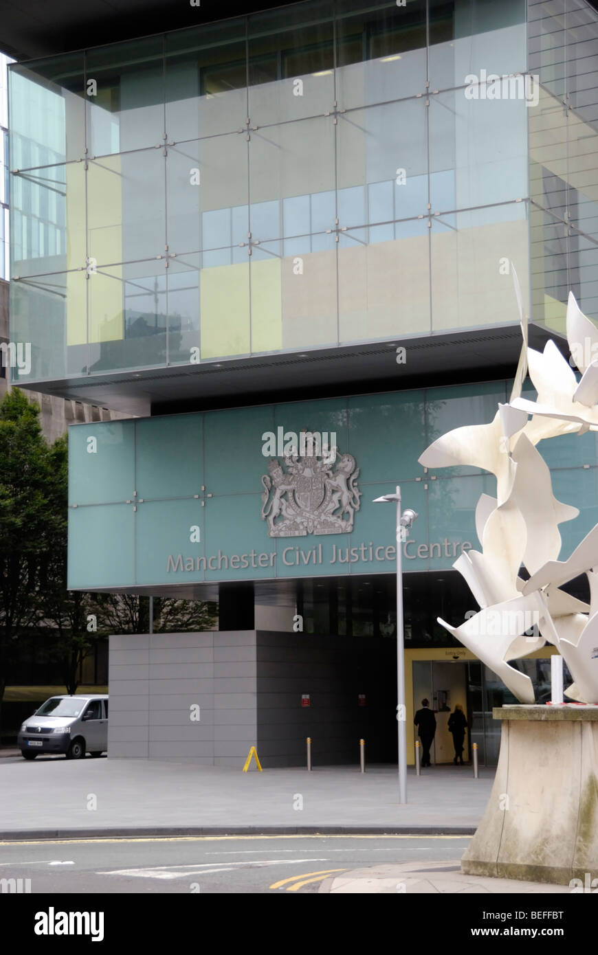 The Manchester Civil Justice building, Manchester, England, UK Stock ...