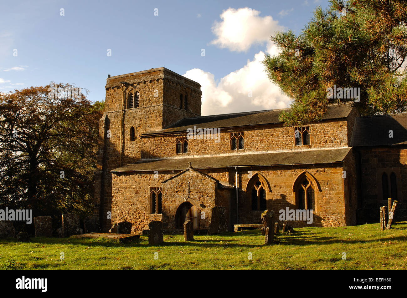 St. Peter`s Church, Wormleighton, Warwickshire, England, UK Stock Photo ...