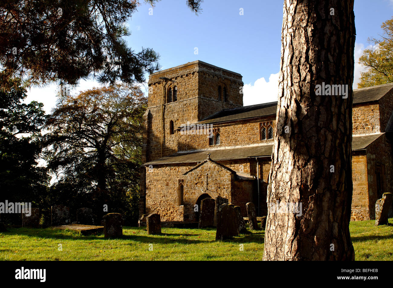 St. Peter`s Church, Wormleighton, Warwickshire, England, UK Stock Photo ...