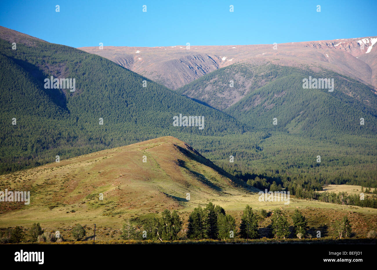 Siberia. West Sayan Mountains Stock Photo - Alamy