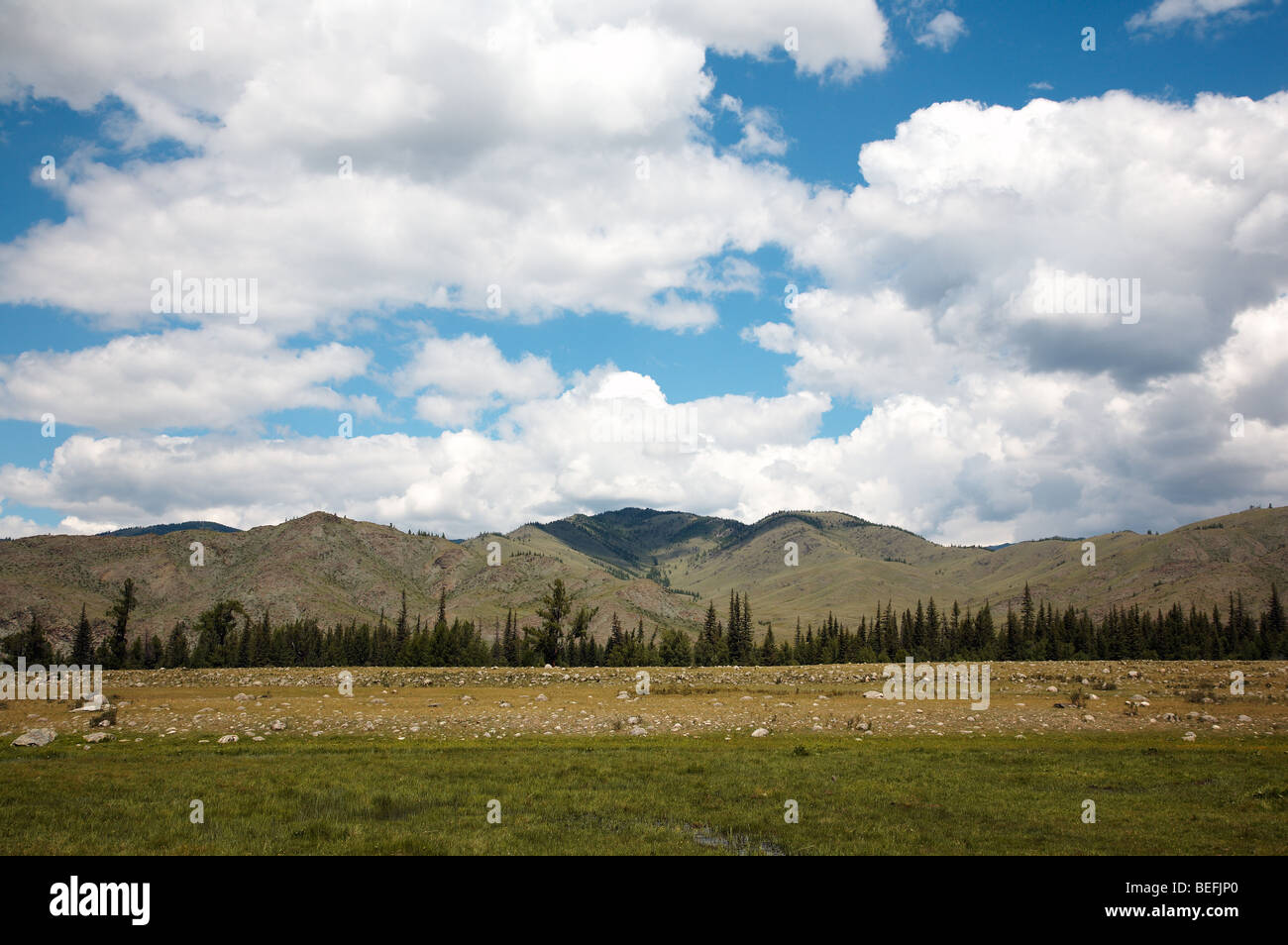 Siberia. West Sayan Mountains Stock Photo - Alamy