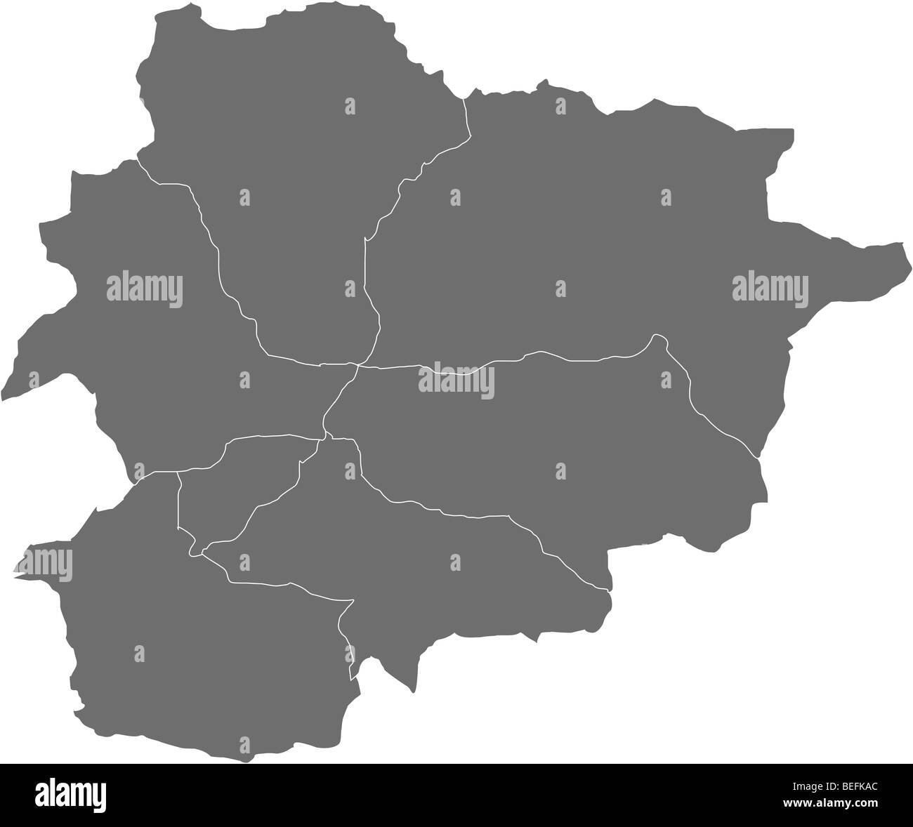 Andora map hi-res stock photography and images - Alamy