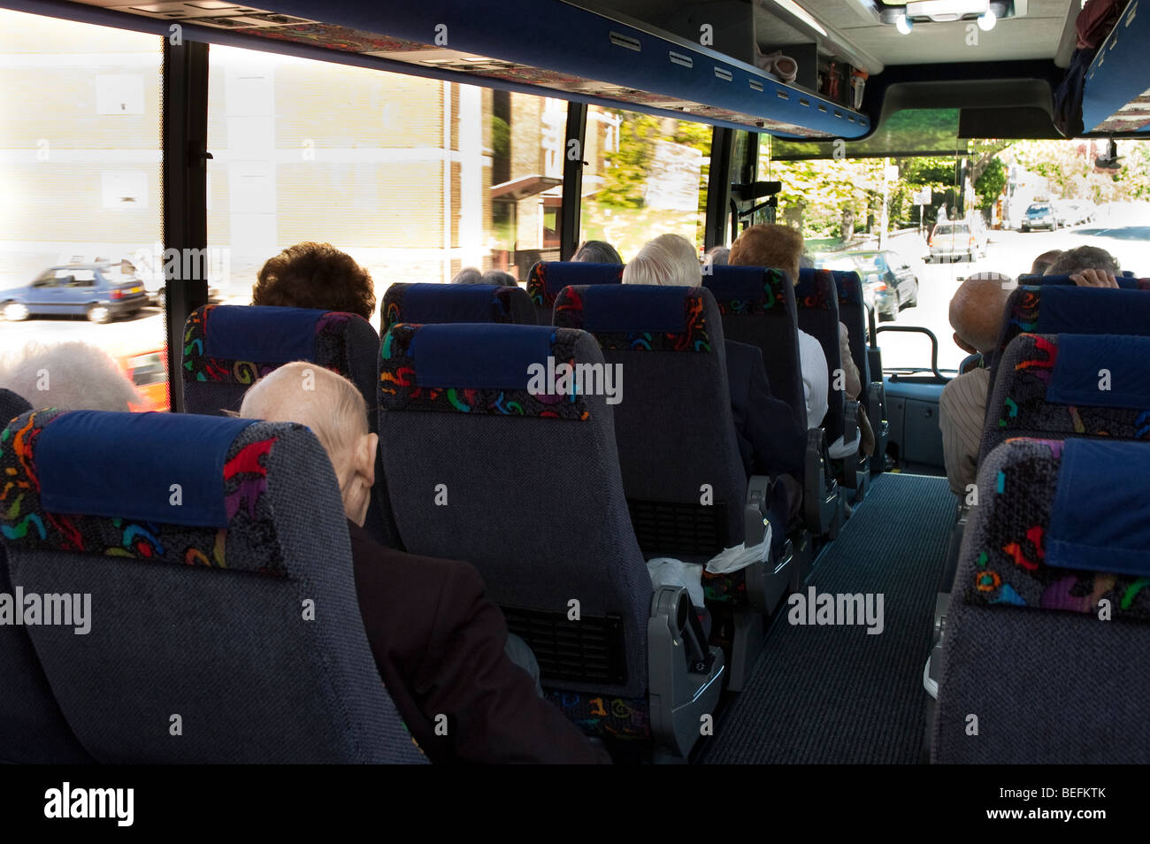 Seated bus trip hi-res stock photography and images - Alamy