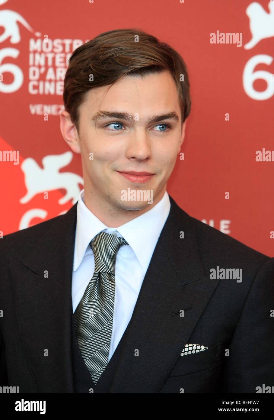 NICHOLAS HOULT A SINGLE MAN. PHOTOCALL. 66TH VENICE FILM FESTIVAL ...