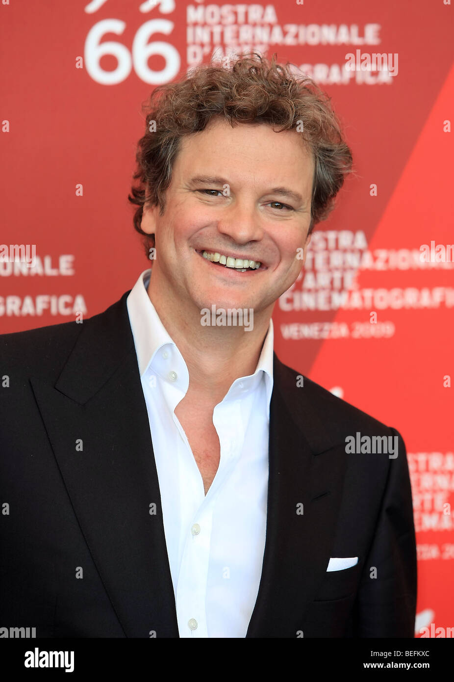 COLIN FIRTH A SINGLE MAN. PHOTOCALL. 66TH VENICE FILM FESTIVAL VENICE ...