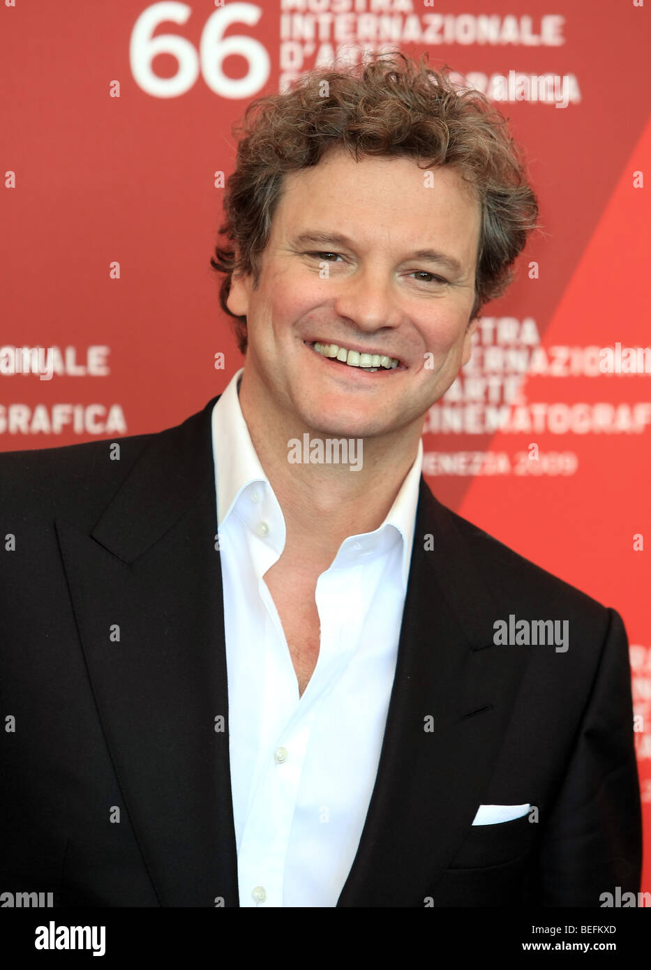 COLIN FIRTH A SINGLE MAN. PHOTOCALL. 66TH VENICE FILM FESTIVAL VENICE ...
