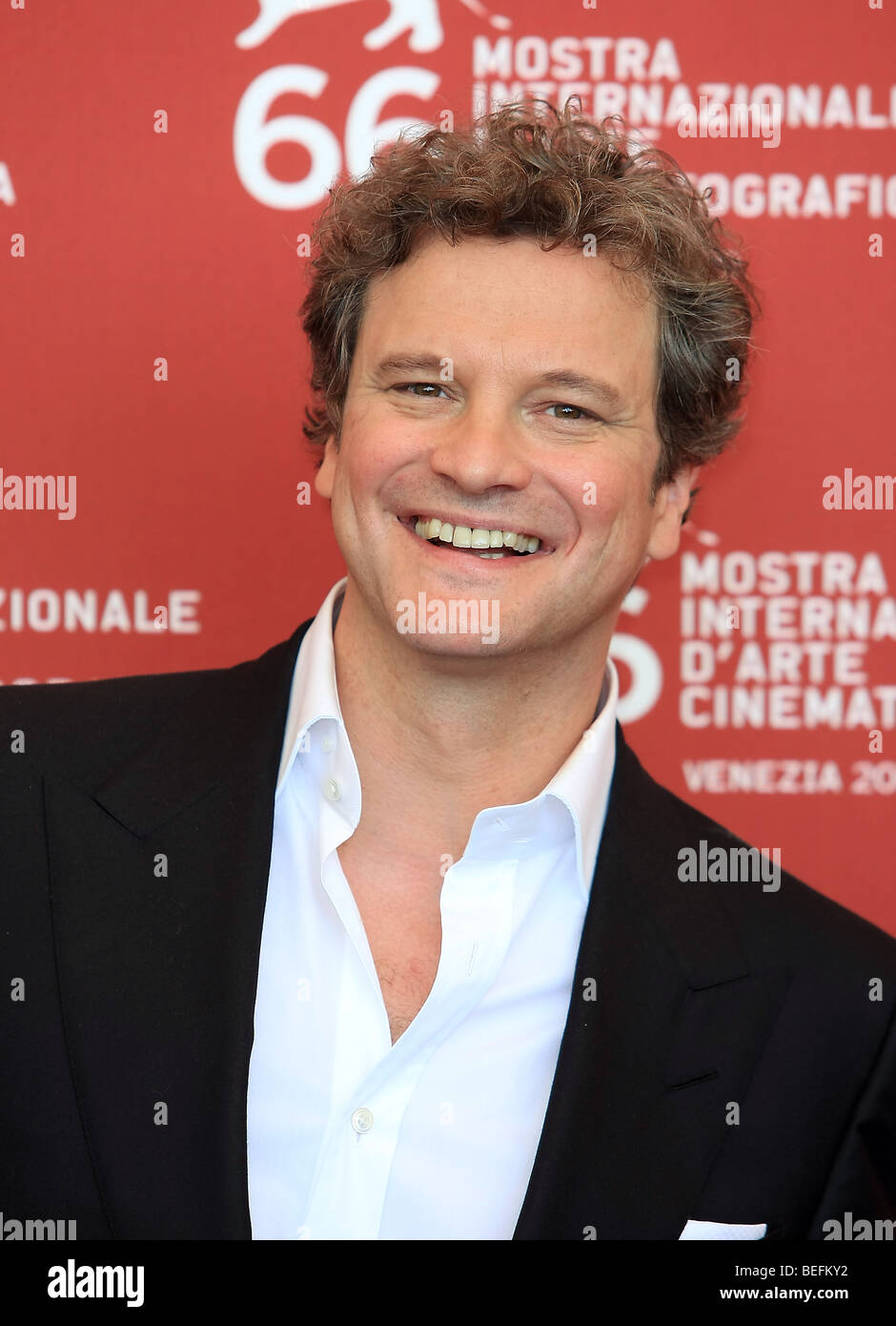 COLIN FIRTH A SINGLE MAN. PHOTOCALL. 66TH VENICE FILM FESTIVAL VENICE ...