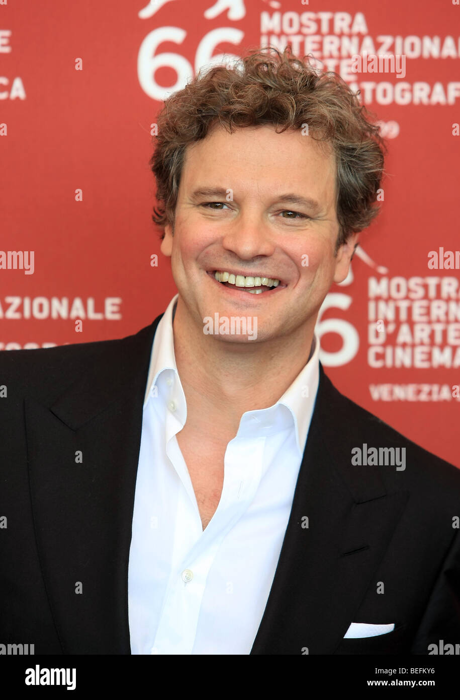 COLIN FIRTH A SINGLE MAN. PHOTOCALL. 66TH VENICE FILM FESTIVAL VENICE ...