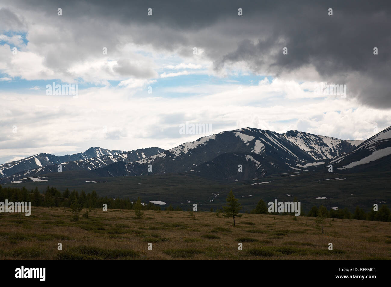 Siberia. West Sayan Mountains Stock Photo - Alamy